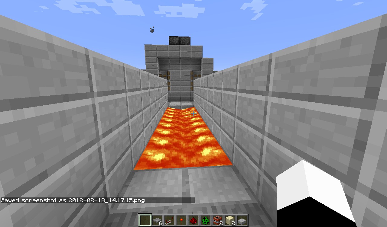 One way dropdown bridge Minecraft Map