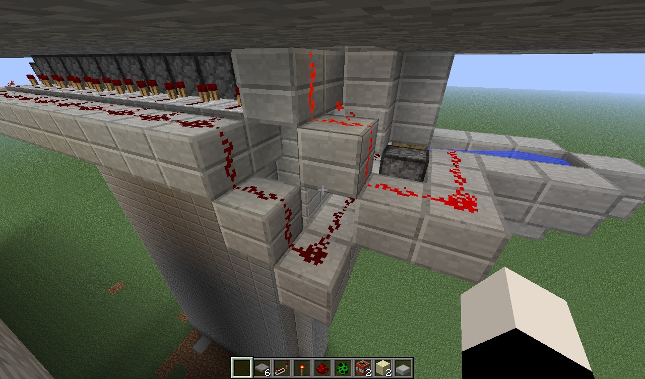 One way dropdown bridge Minecraft Map