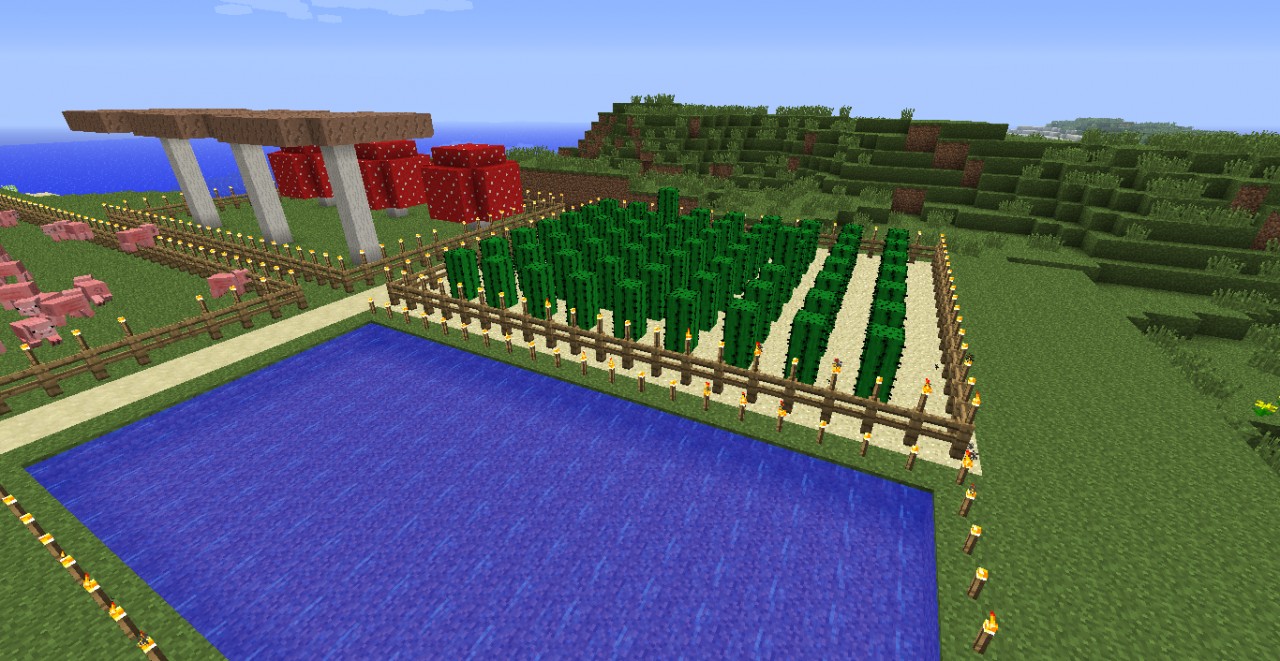 Mass Producing Farm Minecraft Map