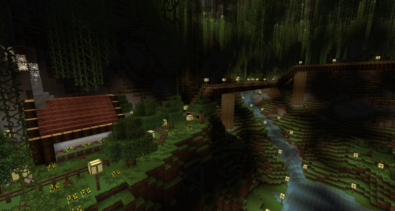Overgrown Cavern Minecraft Map