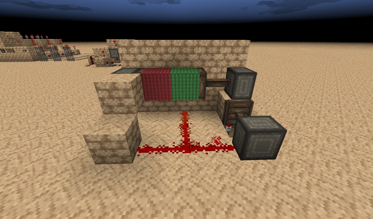 On/Off State Display Minecraft Map