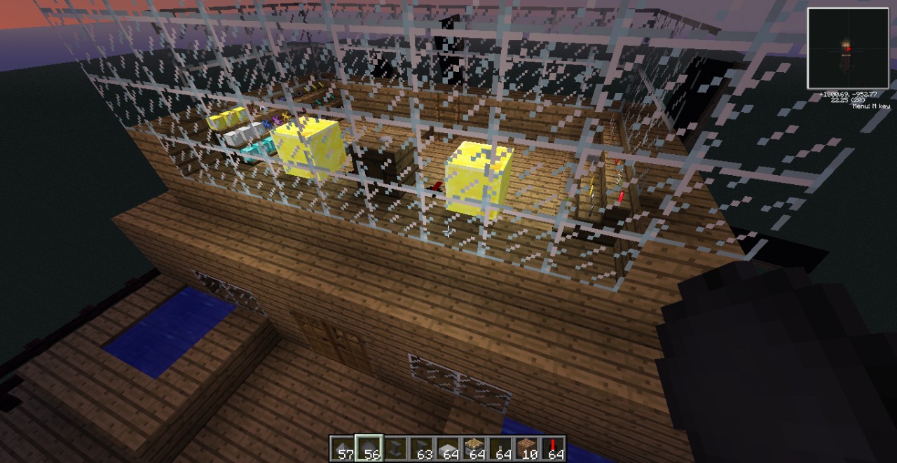 Flying airship Minecraft Map