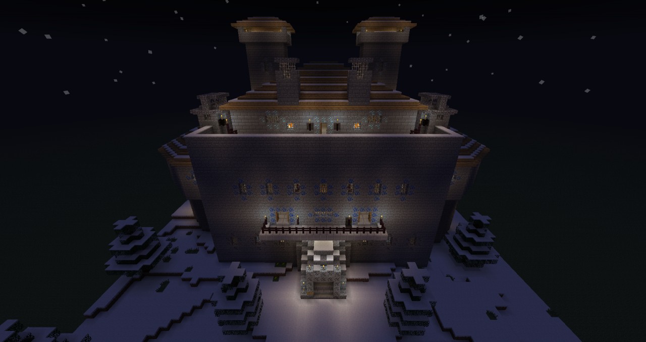 Snowy Castle Minecraft Map