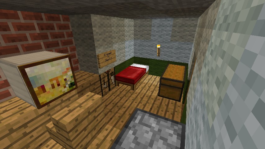 Row of 11 shops and flats Minecraft Map