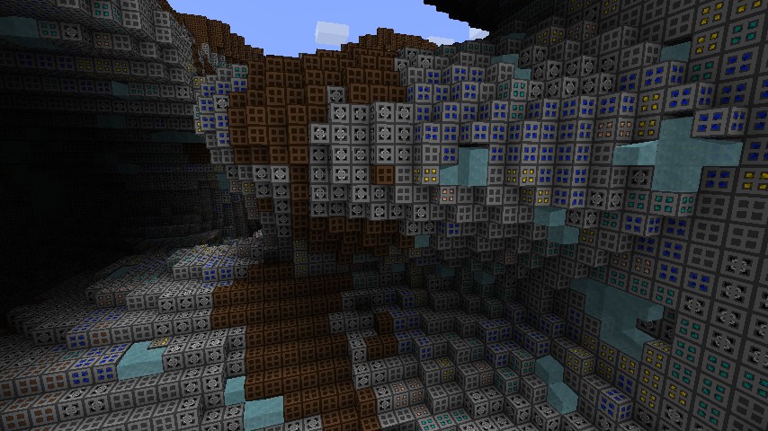 Map of Massive Caverns Minecraft Map