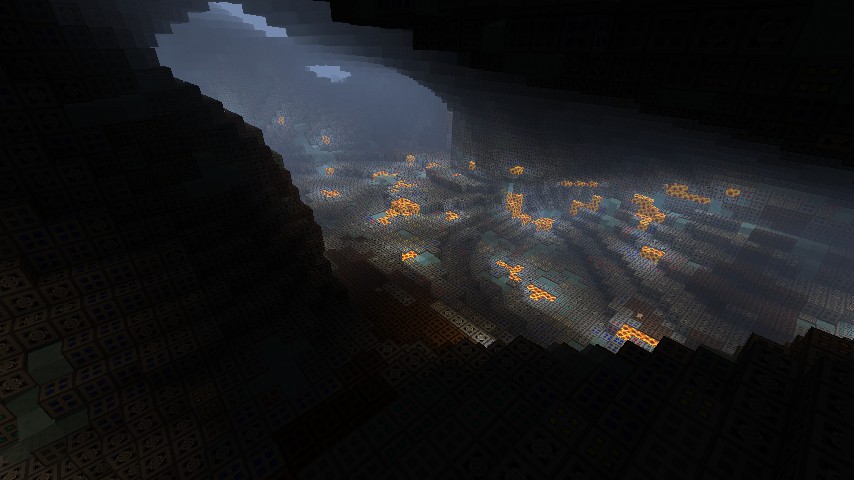 Map of Massive Caverns Minecraft Map
