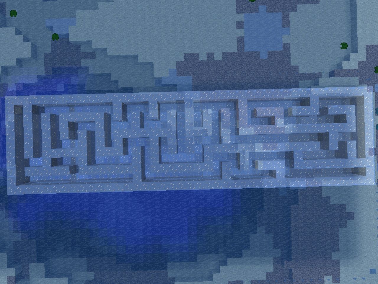 Small Ice Maze Minecraft Map