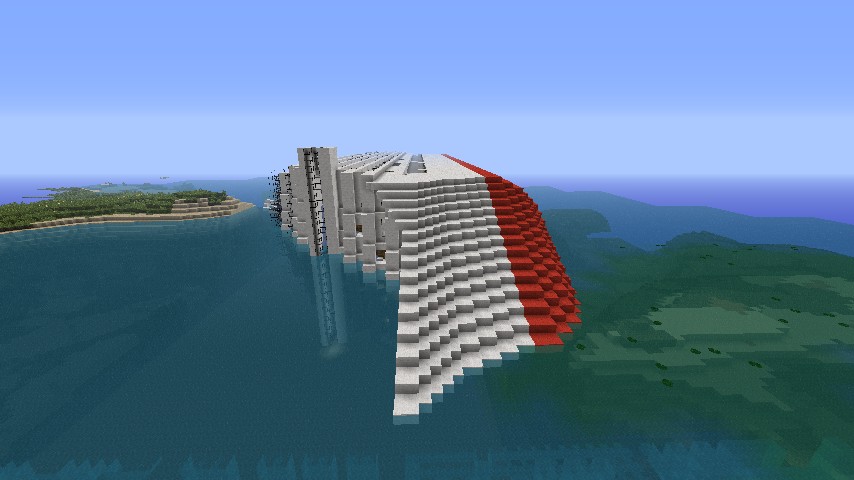 Costa Concordia Minecraft Map