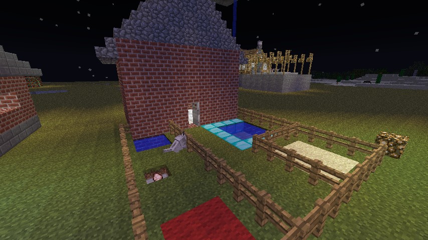 Brick House - (With Backyard) Minecraft Map