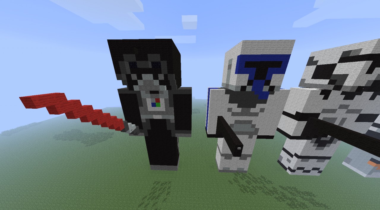 Skin en 3D de Star Wars Minecraft Map