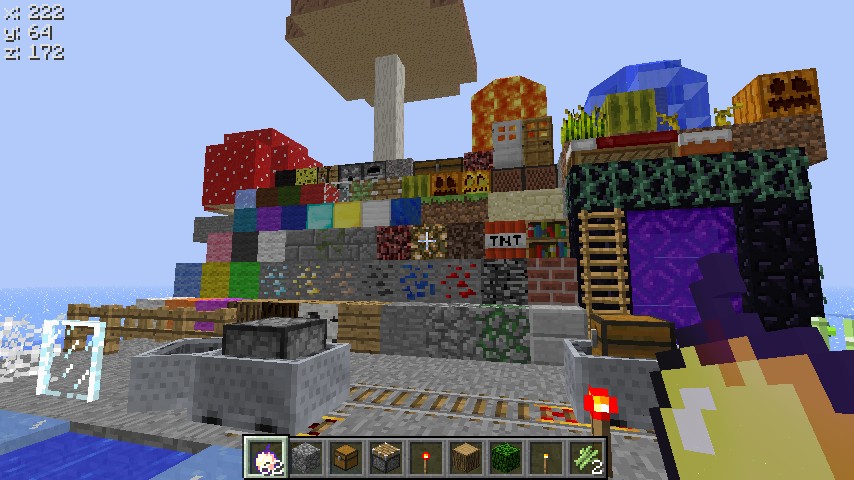 Texturepack Display World Minecraft Map