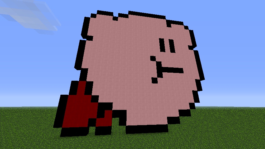 2D Kirby Minecraft Map
