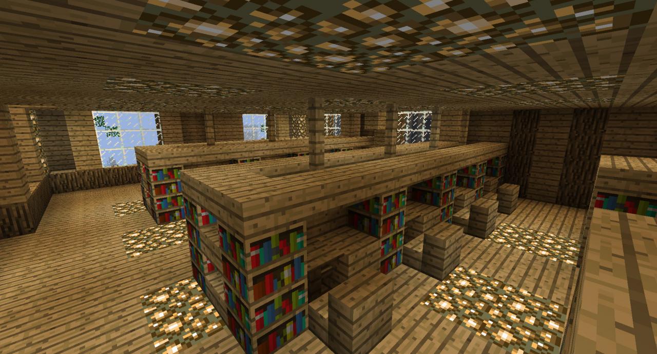 Wooden Town Hall Minecraft Map