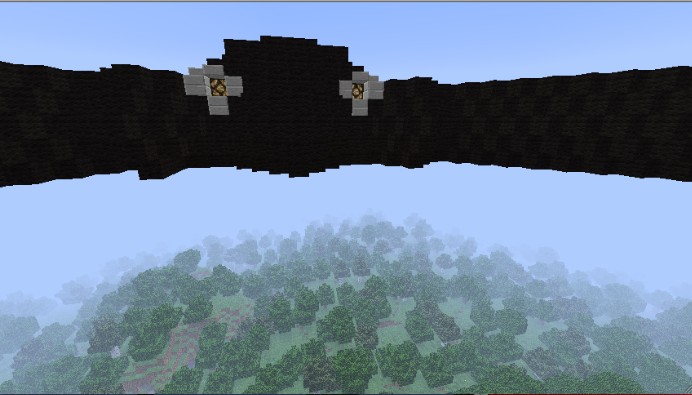 B2 stealth bomber (working engines, TNT bombs) Minecraft Map