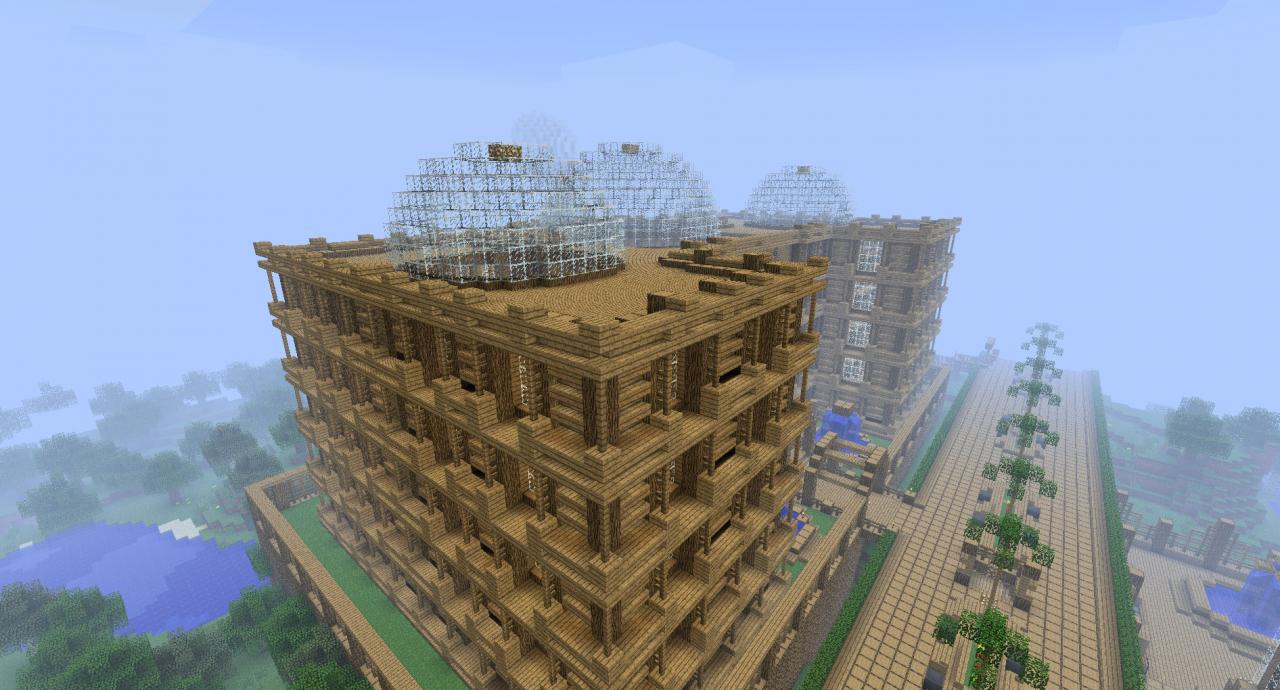 Wooden Town Hall Minecraft Map