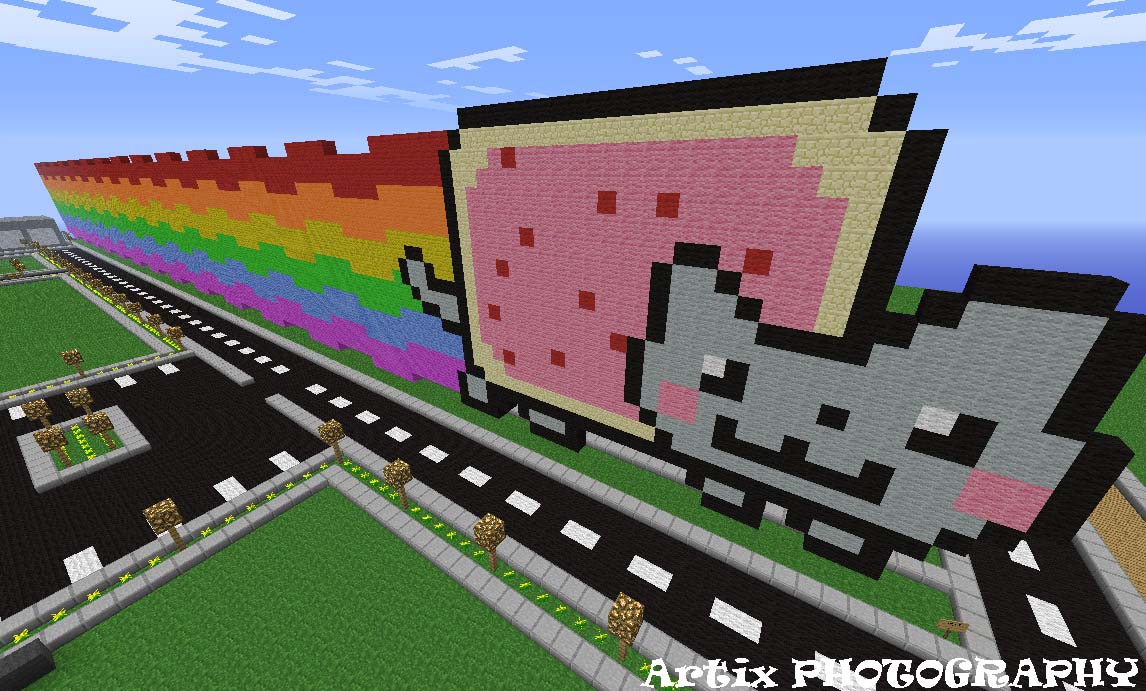 Nyan Cat Minecraft Map