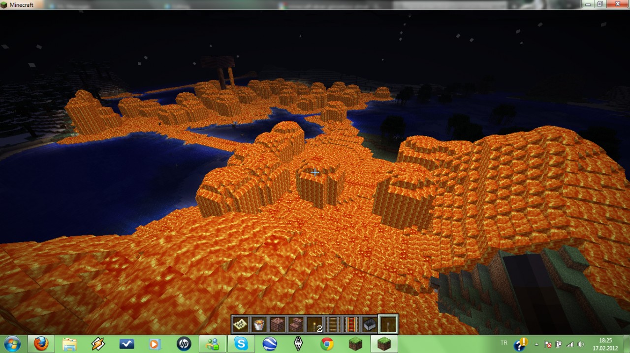 Lava World Minecraft Map