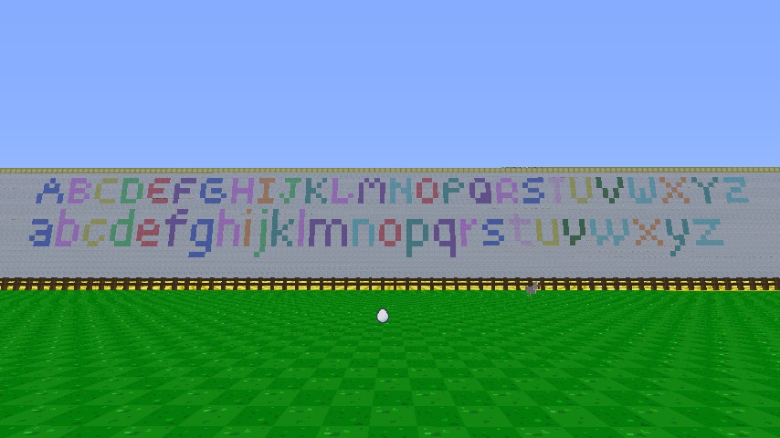 Alphabet Minecraft Project
