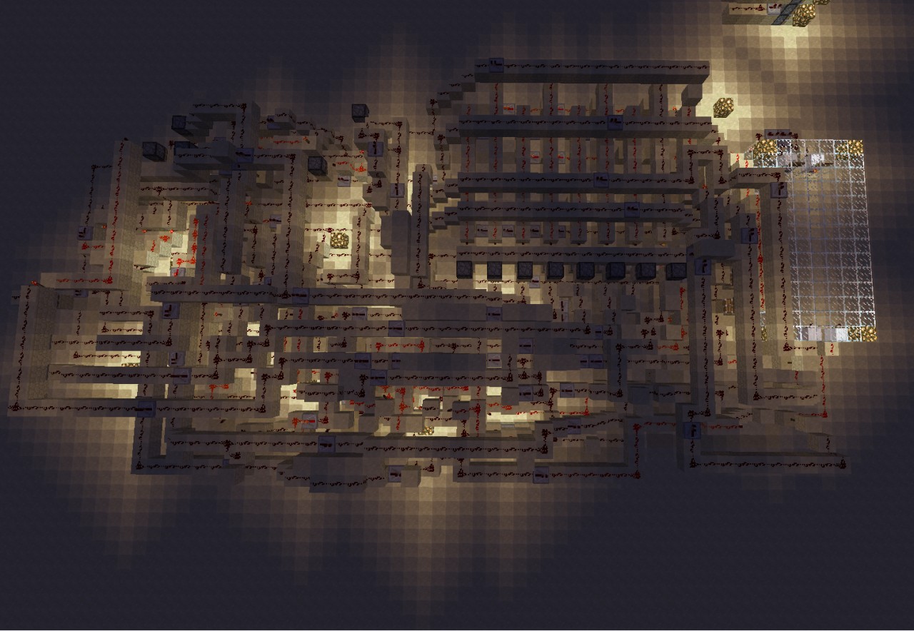 CPU - Processor 1 Bit Compact Minecraft Map