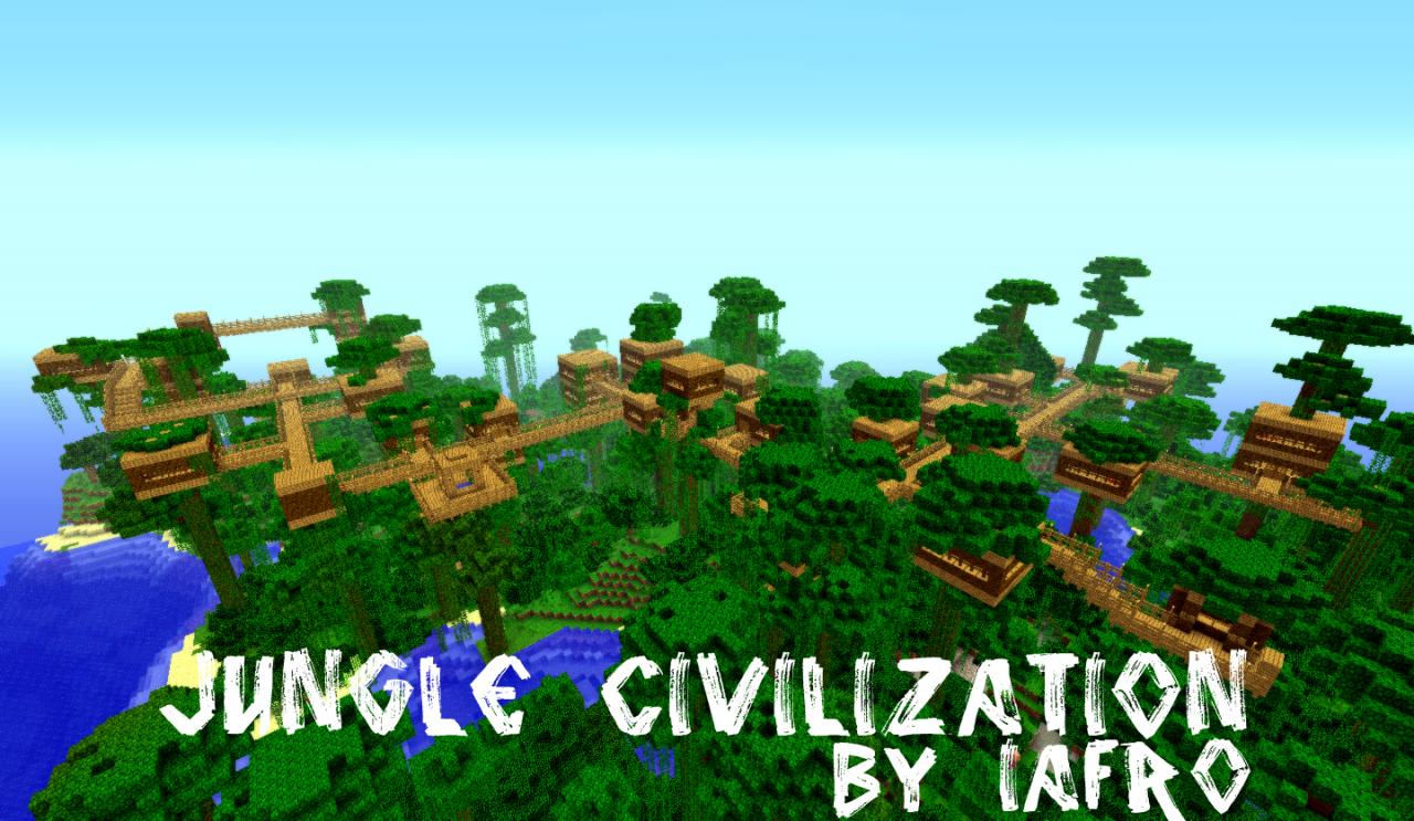 Jungle Civilization Map Minecraft Project