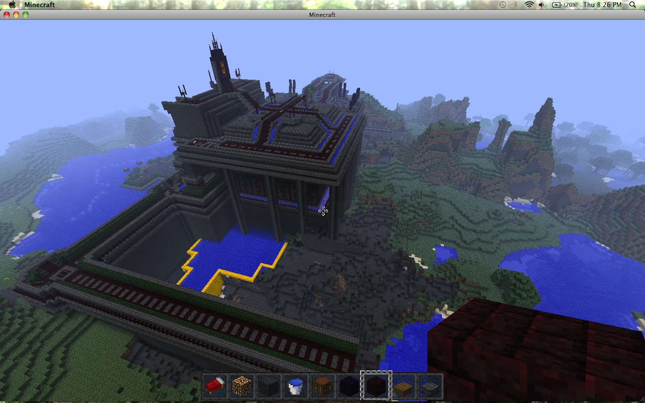 Large-scale architecture (Orthanc) Minecraft Map