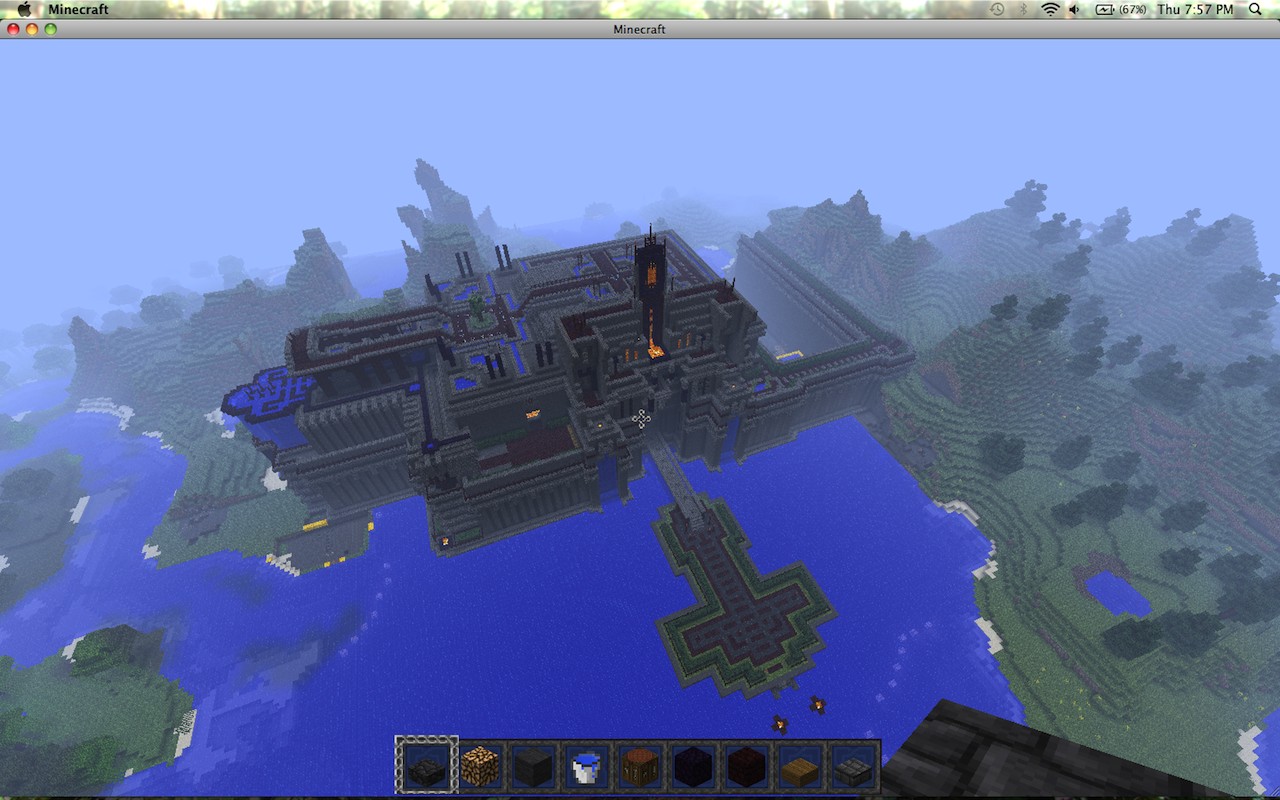 Large-scale architecture (Orthanc) Minecraft Map