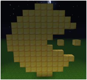 Pixel art Minecraft Map