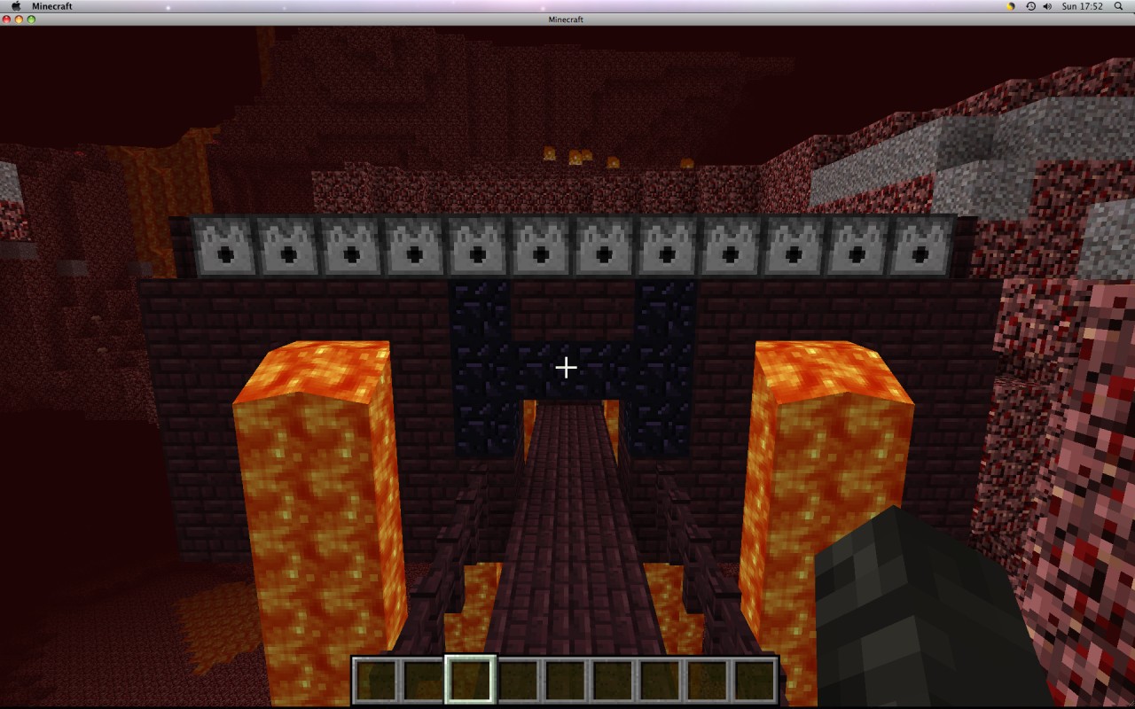 herobrines throne room/fortress Minecraft Map