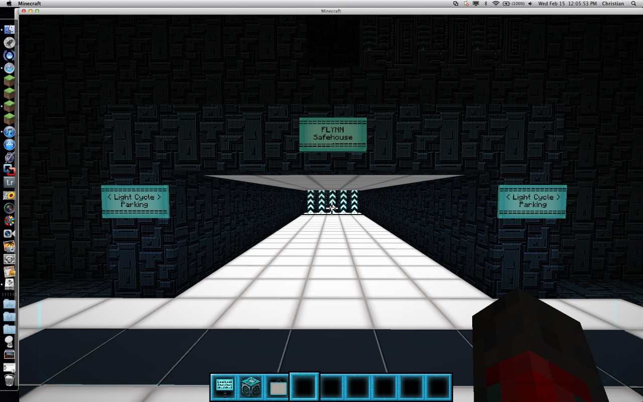 Tron Flynn Safe house Minecraft Map