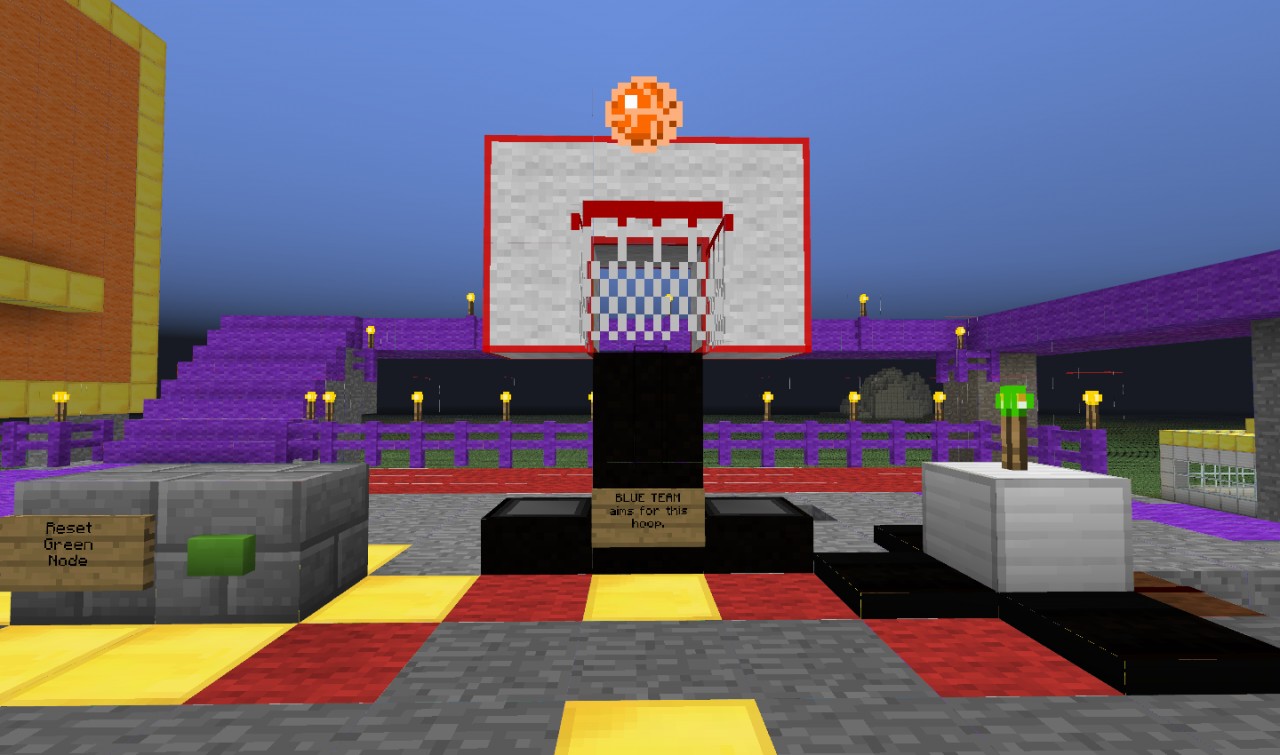 Basketball Street by Dorka_II (BEST playable bball game in Minecraft ...