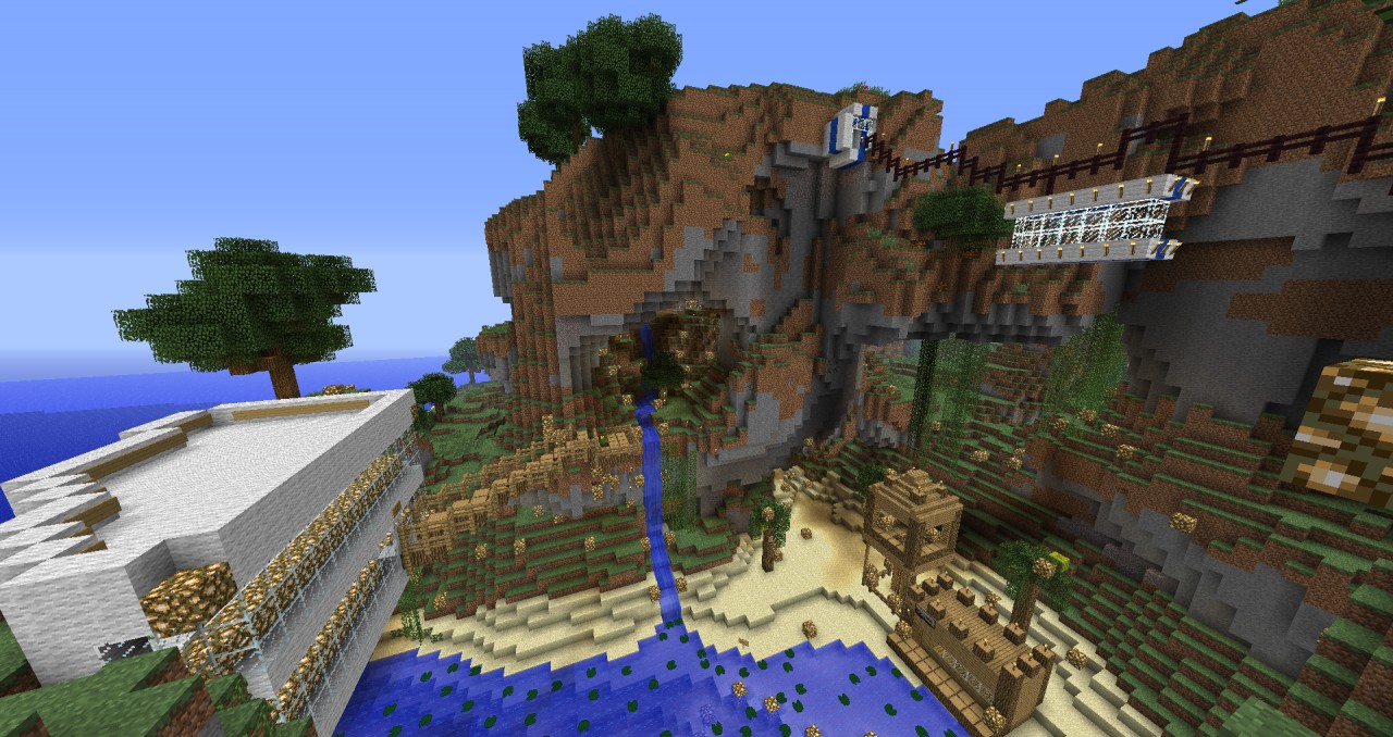 The Island Of Steve Minecraft Map