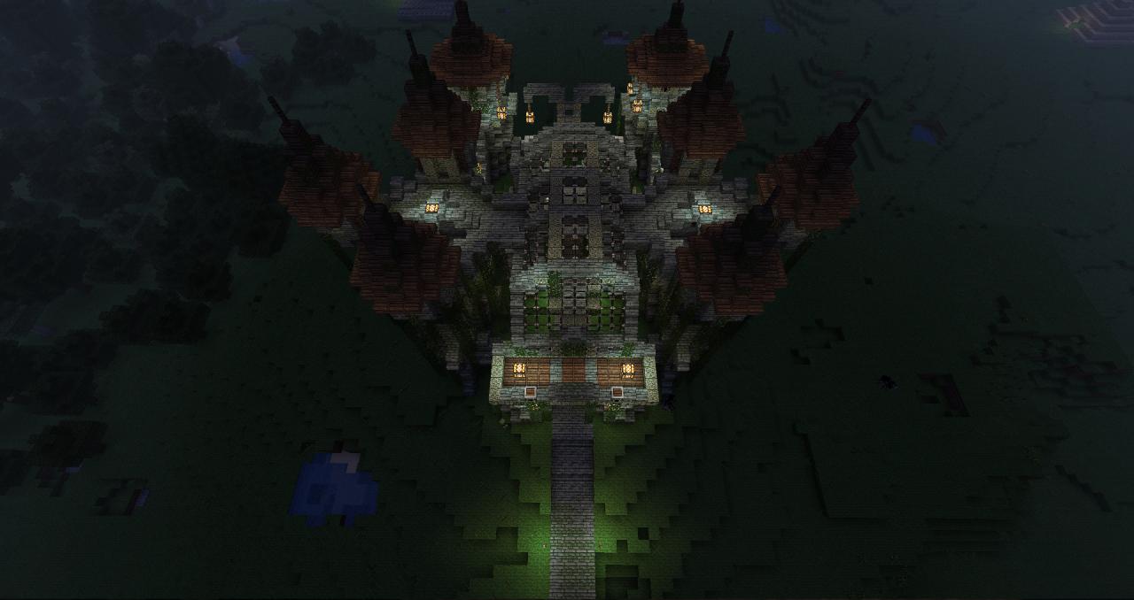 The Overgrown Fortress Hidden Library + Download Minecraft Map