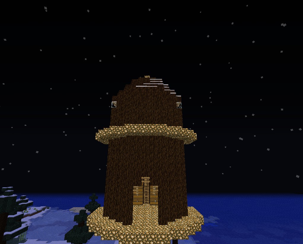 Floating bunker. Minecraft Map