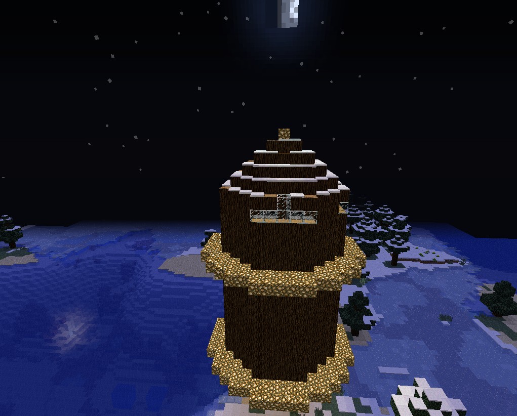 Floating bunker. Minecraft Map