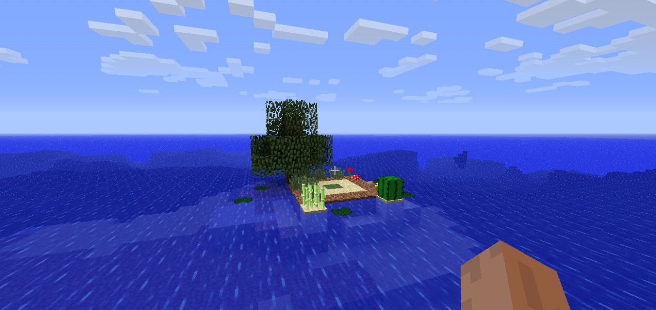 Square Survival Island V1.2 Minecraft Map