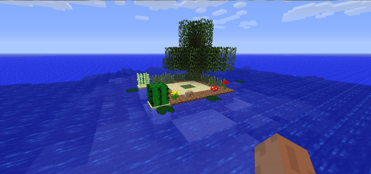 Square Survival Island V1.2 Minecraft Map