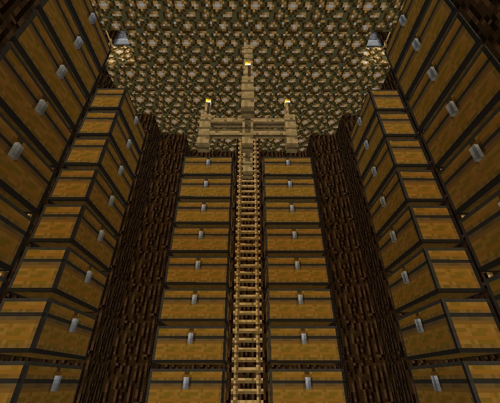 Floating bunker. Minecraft Map