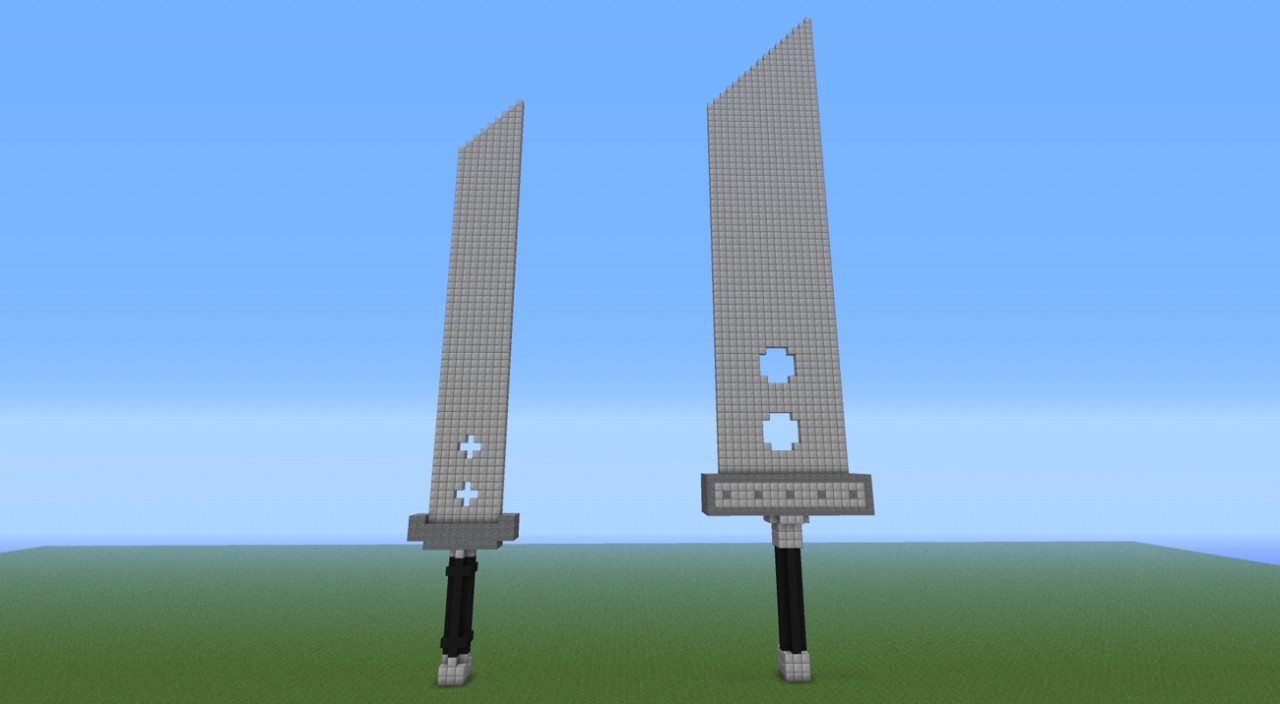 Clouds Buster Swords [Blades so sharp you could cut yourself just by ...