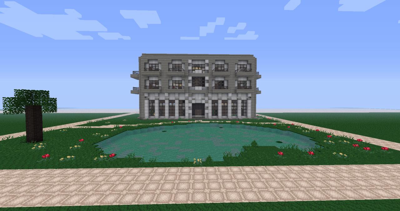 Modern Hotel on beach Minecraft Map