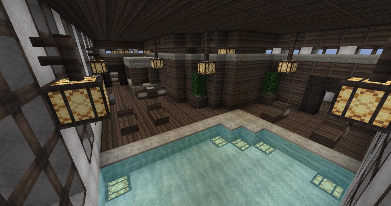 Modern Hotel on beach Minecraft Map