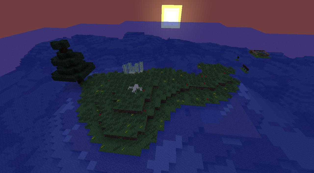 Were the hell am I (Survival Island) Minecraft Map