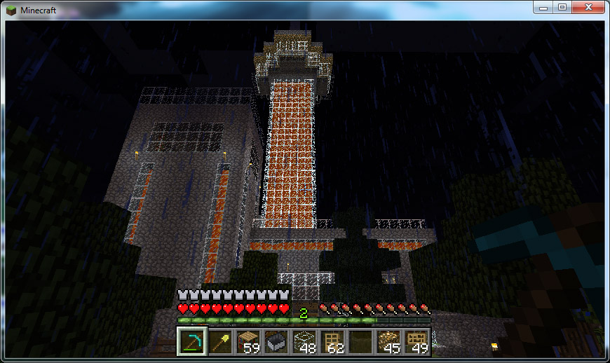 Lava House Tram System Hub Minecraft Map