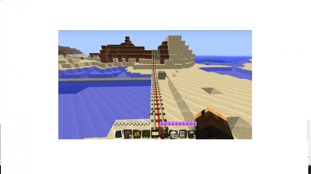 Minecart Track Minecraft Map