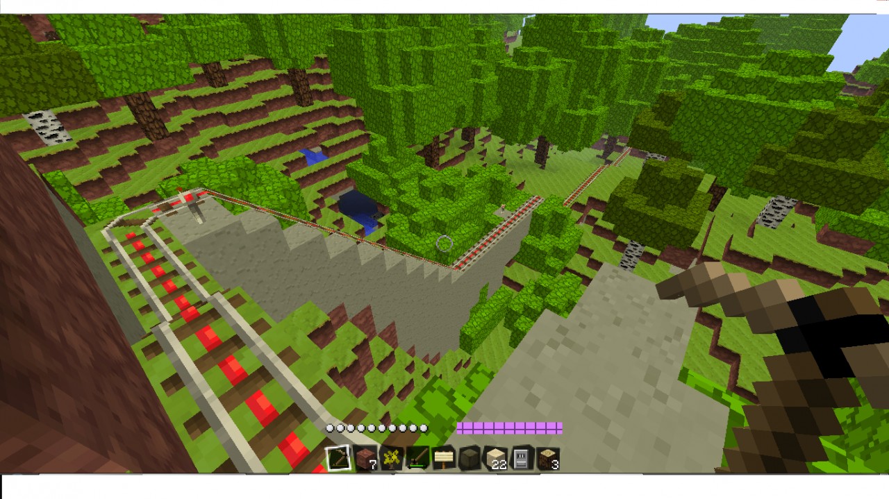 Minecart Track Minecraft Map
