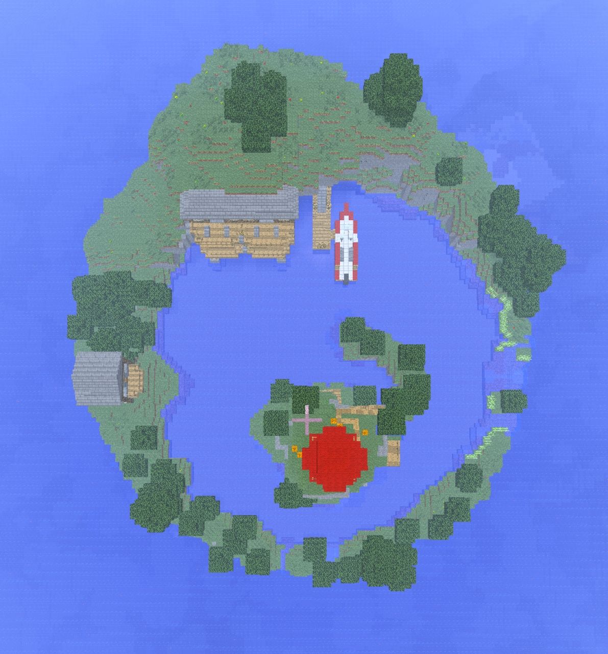 Private Island - [WITH SCHEMATIC] Minecraft Map