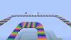 SNES Rainbow Road Minecraft Map