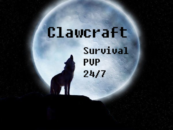 Clawcraft - Svenske | Survival | PVP | 24/7 | Minecraft Server