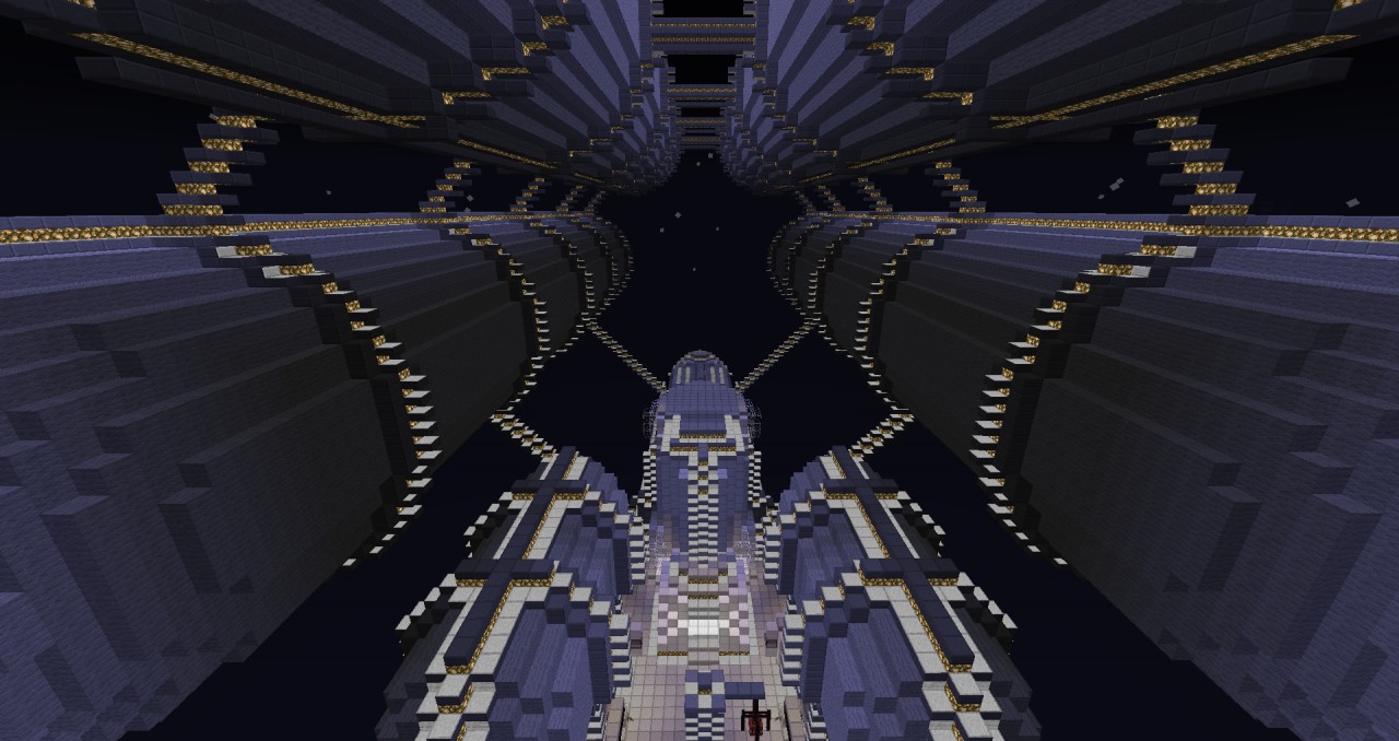 The Radiance - Redstone Airship Carrier Minecraft Map