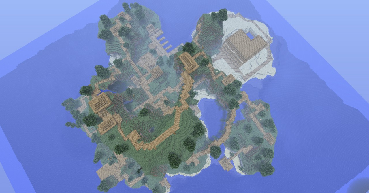 Tropical Island paradise (steve enjoy your vacation) Minecraft Map