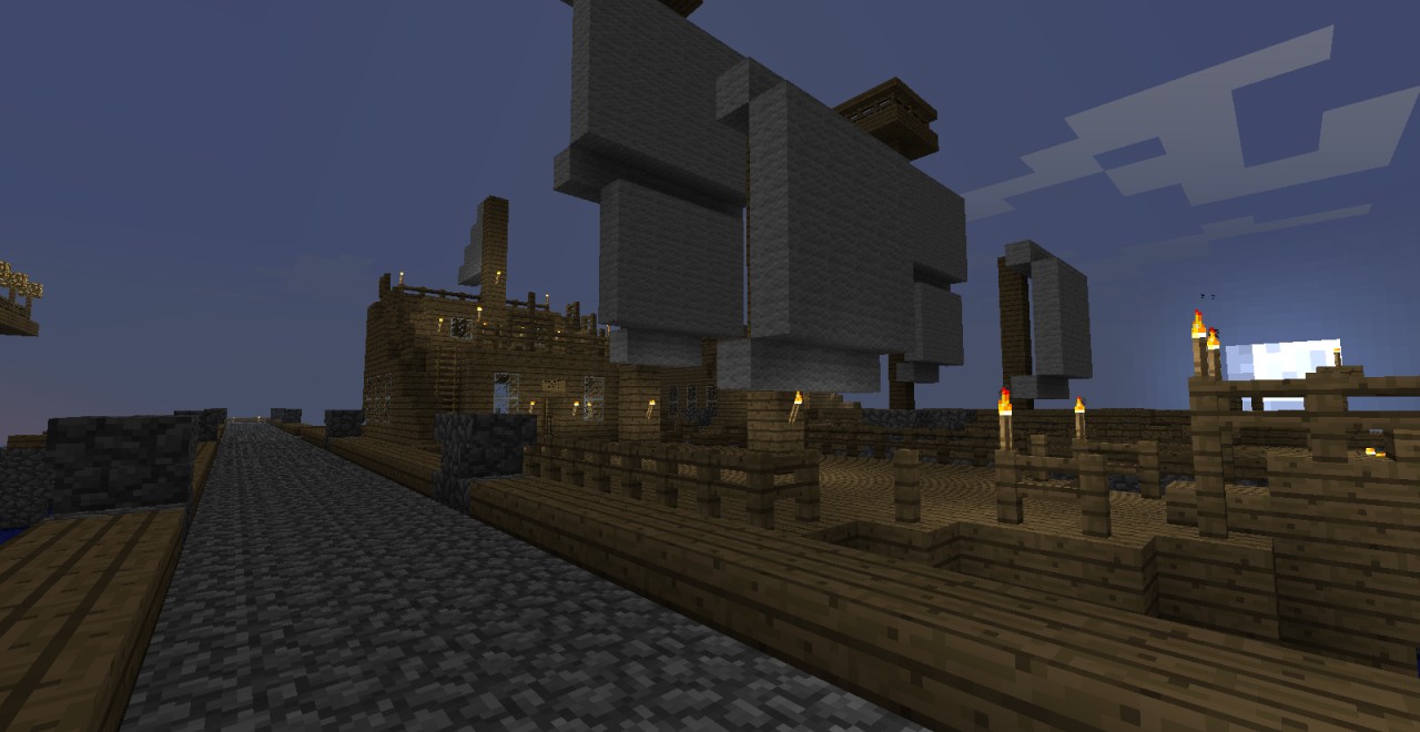 Massive Cliffside Home Minecraft Map